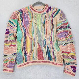 COOGI | Sweaters | Vintage Coogi Sweater Womens Ss Xs Pastel Colorful ...